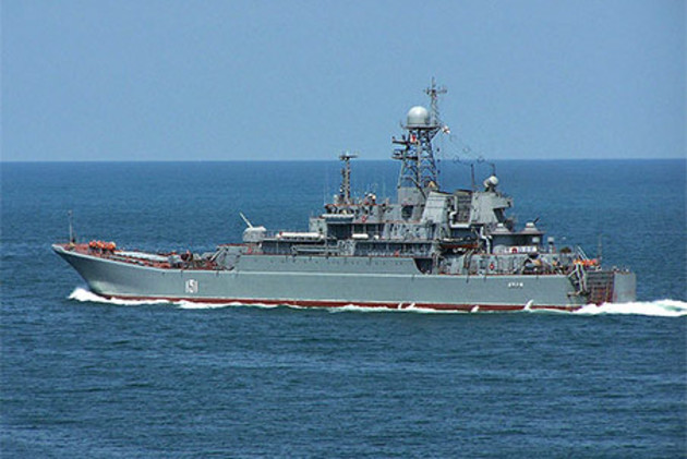 Russian marine ship on its way to Syrian port | Vestnik Kavkaza